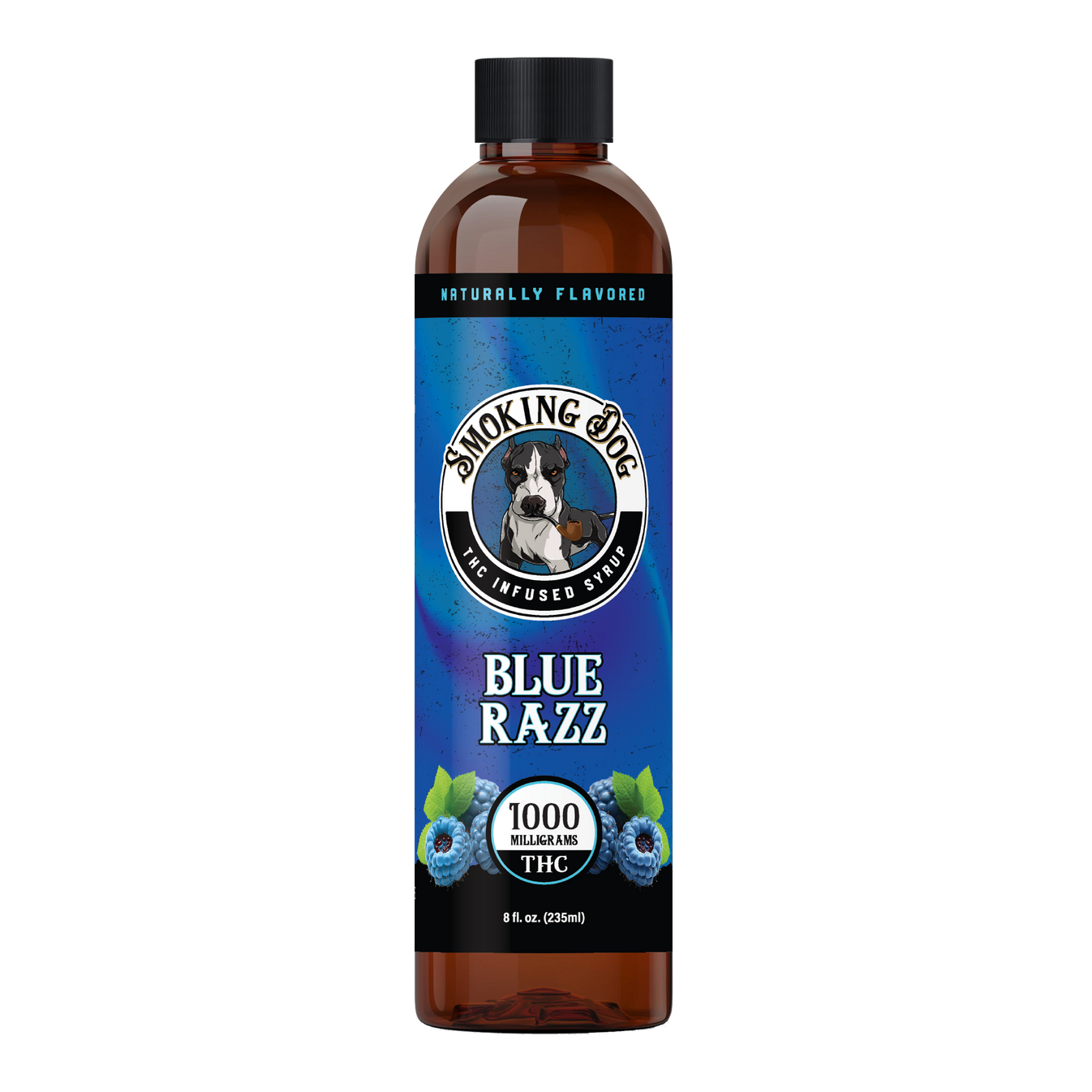 THC Syrup Blue Razz 1000mg - Bold & Refreshing Flavor – Smoking Dog