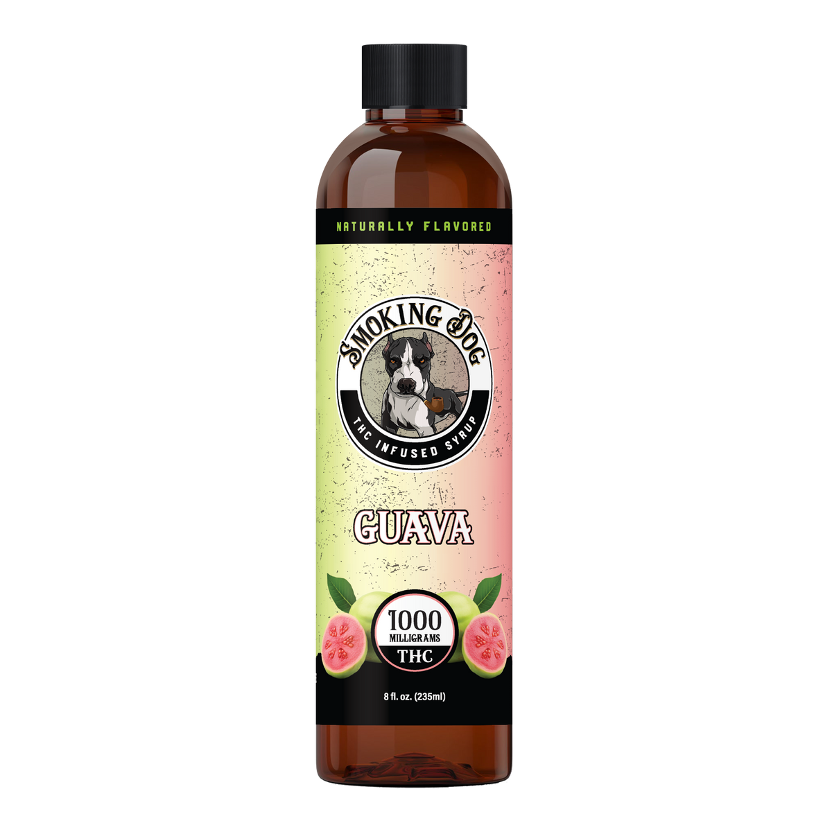 Smoking Dog THC Syrup Guava 1000mg - Sweet & Tropical