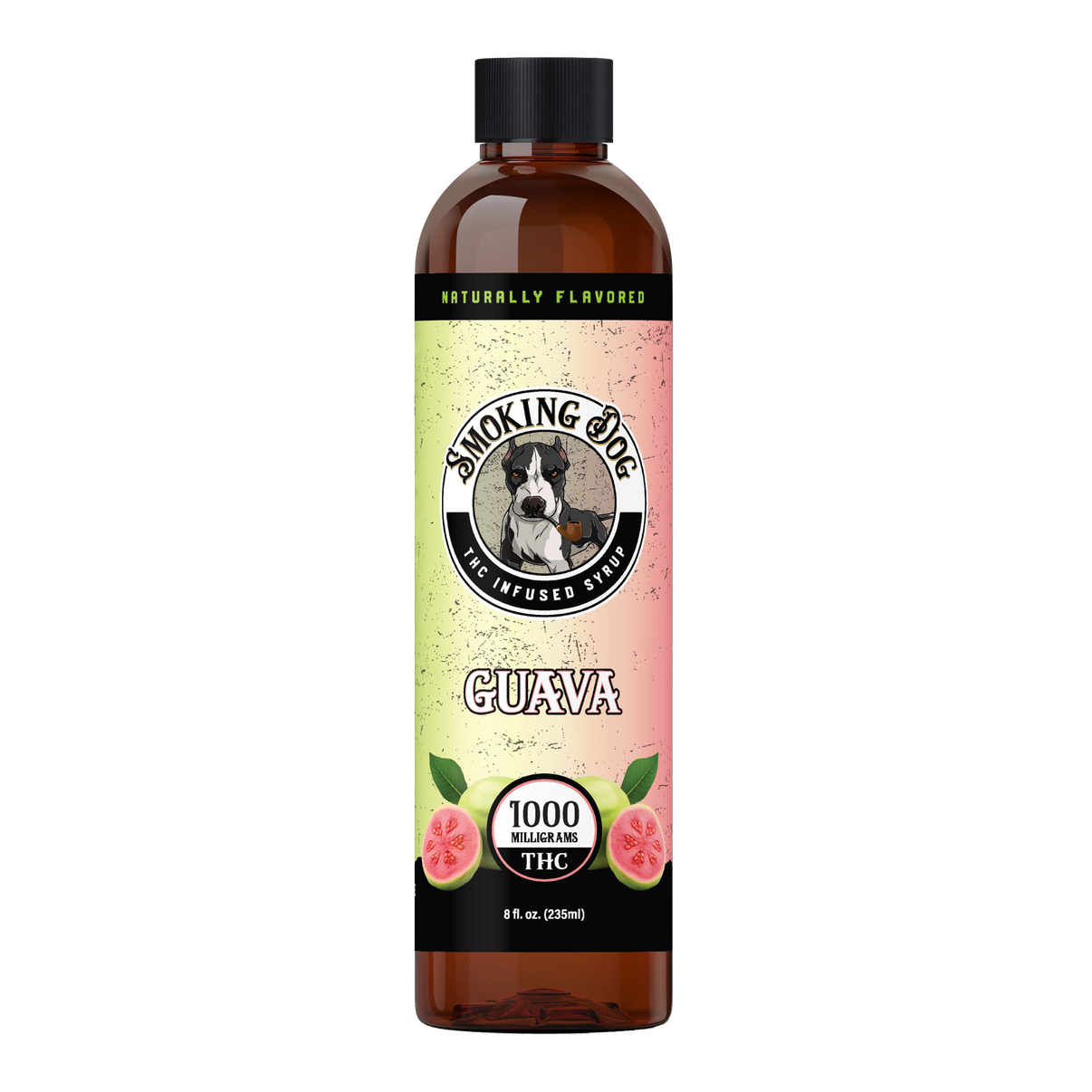 Smoking Dog THC Syrup Guava 1000mg - Sweet & Tropical