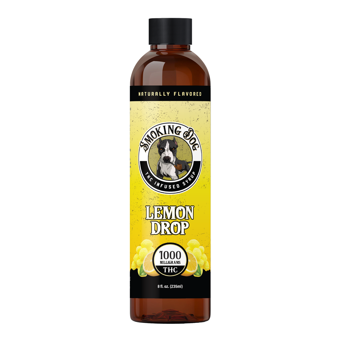 Smoking Dog THC Syrup Lemon Drop 1000mg - Tangy & Potent