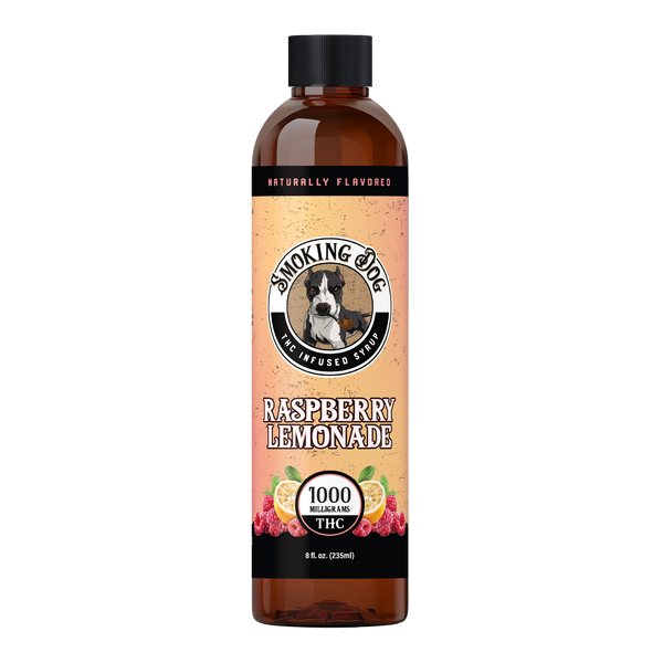 Smoking Dog THC Syrup Raspberry Lemonade 1000mg