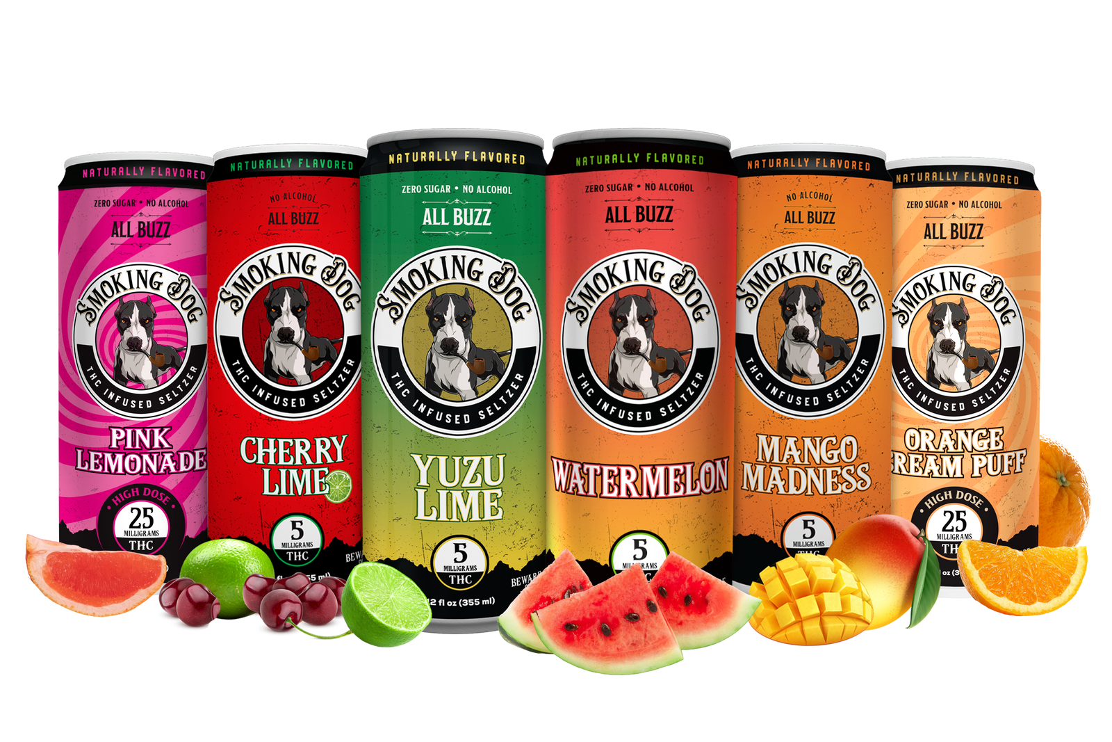 Smoking Dog Seltzer – THC-Infused Sparkling Drink!